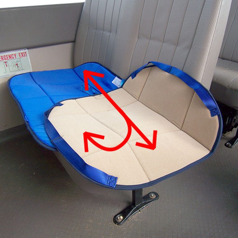 Bus Seat Slide Pads - To help get into a bus bench seat