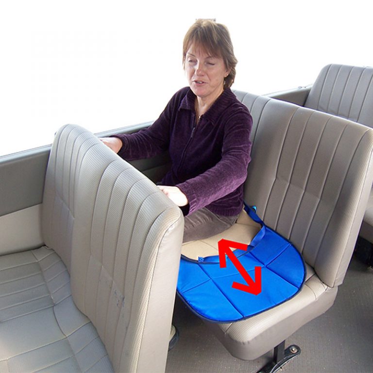 Bus Seat Slide Pads - To help get into a bus bench seat