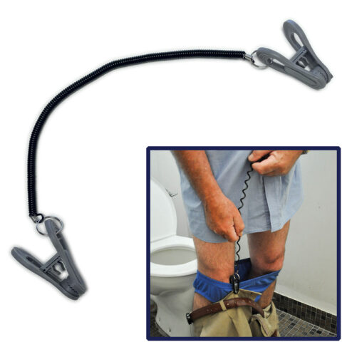 Dressing Clips - To help pull up trousers in the toilet