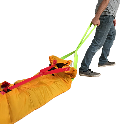 ResQmat - Heavy duty evacuation mat for building evacuations